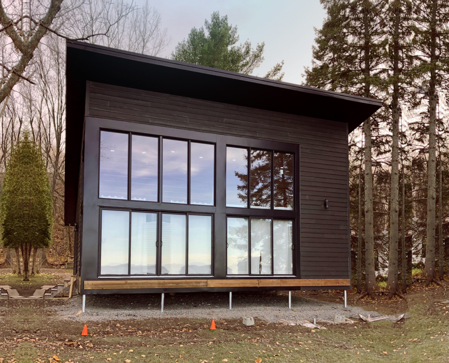 Chalet #39 – Chalet préfabriqué Gagné – monopente – Bâtiment Préfab